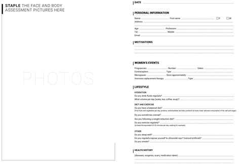 Patient Evaluation File Forms Lpg® America