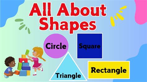Learn Shapes Educational Preschool Learning Square Triangle