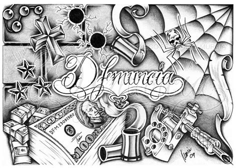 Chicano Style Tattoo Tattoo Flash Art Chicano Art Tattoos