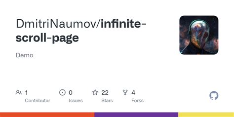 Github Dmitrinaumovinfinite Scroll Page Demo