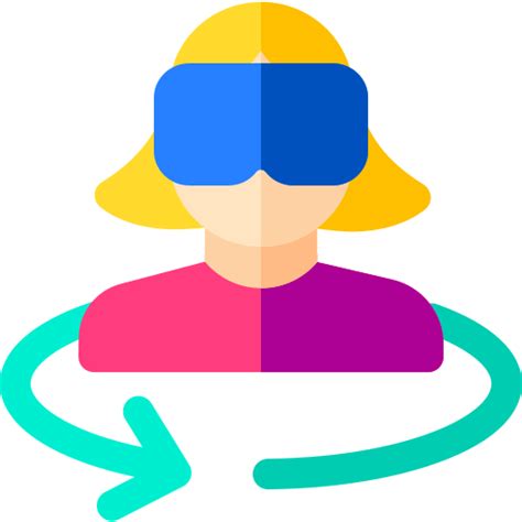 360 Degree Basic Rounded Flat Icon