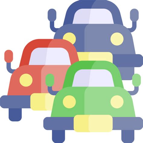 Traffic Jam Free Transport Icons