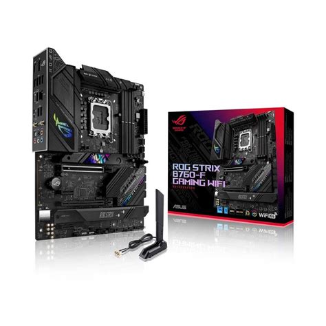 Asus Rog Strix B760 F Gaming Wifi Intel B760 Chipset Lga1700 Ddr5