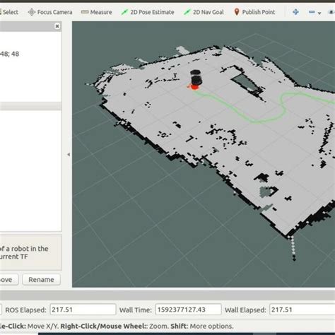 Navigation Path Of Mobile Robot Seen In Rviz Download Scientific Diagram