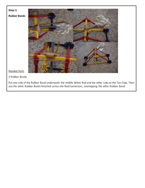 Knex Catapult Design Instructions 2 Docx