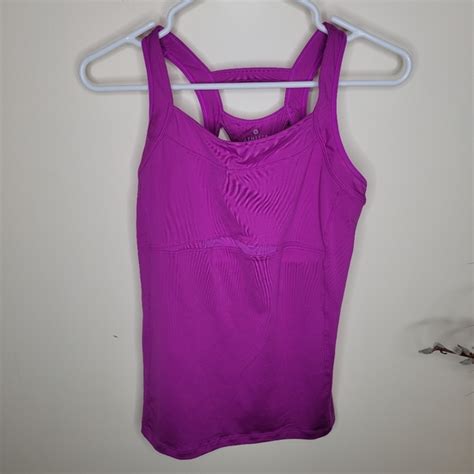 Athleta Tops Athleta Small Fuschia Workout Tank Bra Top Running