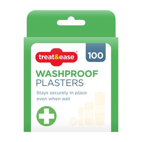 Plasters Washproof 100pk Williams Direct
