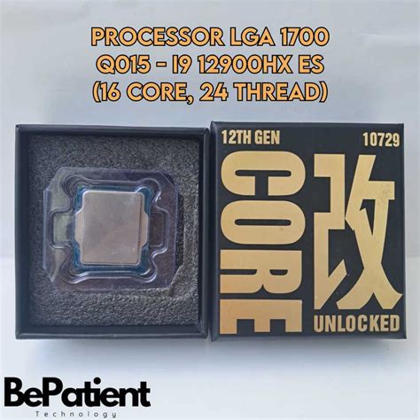 Jual Processor I9 12900hx Es I7 13700hx Lga 1700 Unlocked Cpu Cocok