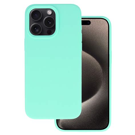 Silicone Lite Case Pro Iphone 15 Pro Max Mint Promobilycz