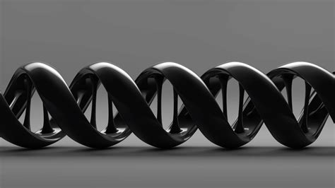 Animated Dna Strand On A Grey Background Loop 13389820 Stock Video At Vecteezy