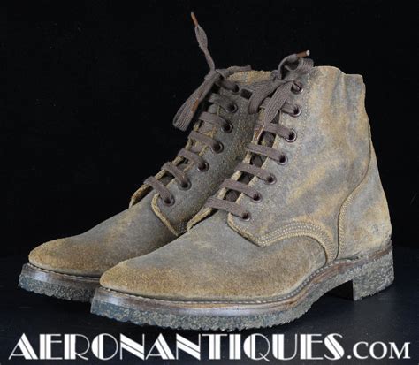 Wwii Us Navy Service Shoesus Wwii Combat Shoesus Navy Pilot Wwii Boots