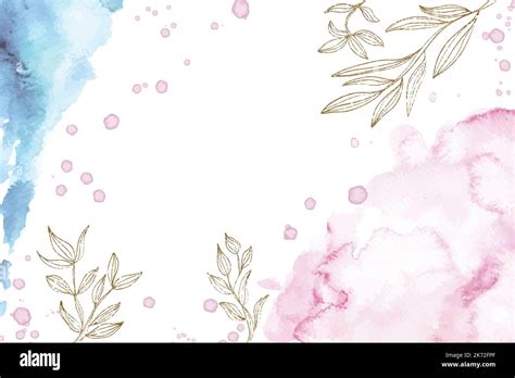 Watercolor Abstract Background Vector Design Illustration Stock Vector