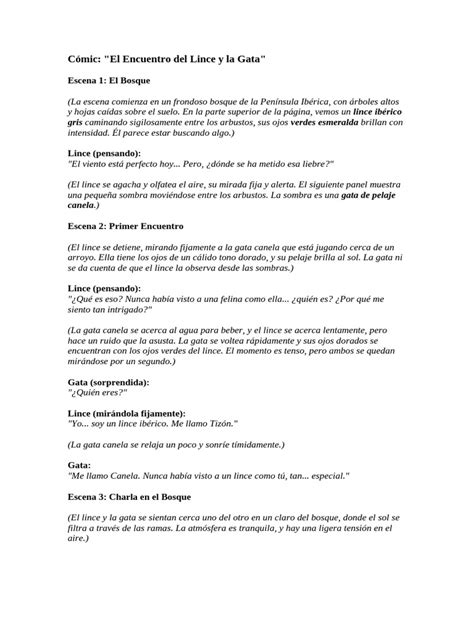 Cómic Lince Pdf Gatos