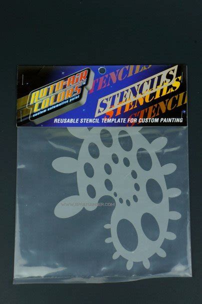 Createx B Fast Stencil Des Ovals 717893048513