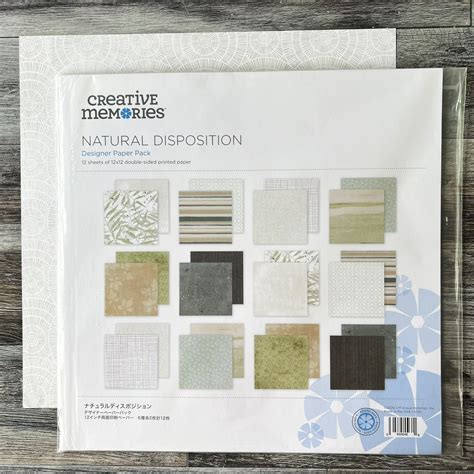 Natural Disposition Designer Paper Pack Tessa Scrapbooks