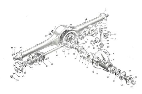 Differential Schematic View Classic American Parts