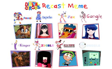 The Amazing Digital Circus My Cast By Pelifanart On Deviantart