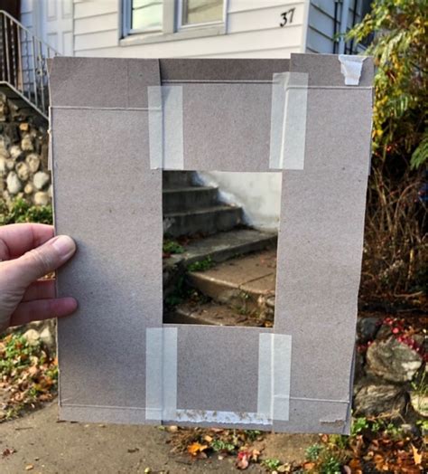 How To Make A Viewfinder Studio In A School