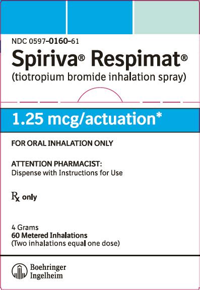 Spiriva Respimat Boehringer Ingelheim Pharmaceuticals Inc Fda