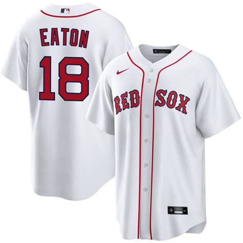 Nate Eaton Boston Red Sox Home Jersey By Nike® Official Mlb®