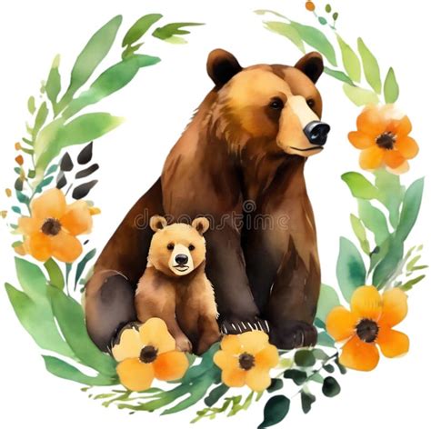 Mama Bear Cubs Stock Illustrations 61 Mama Bear Cubs Stock