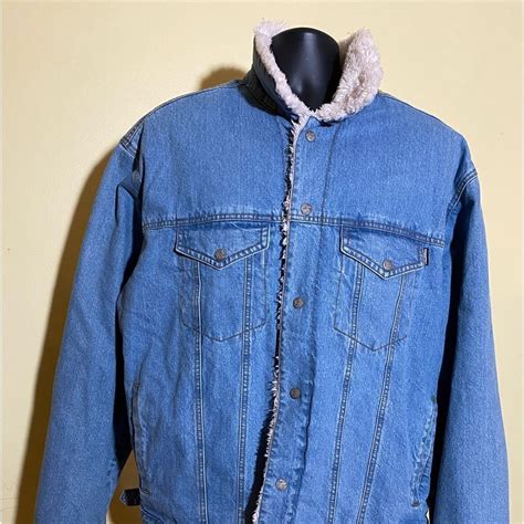 Chubbies The Axle Trucker Jacket Sherpa Lined Snap De… Gem