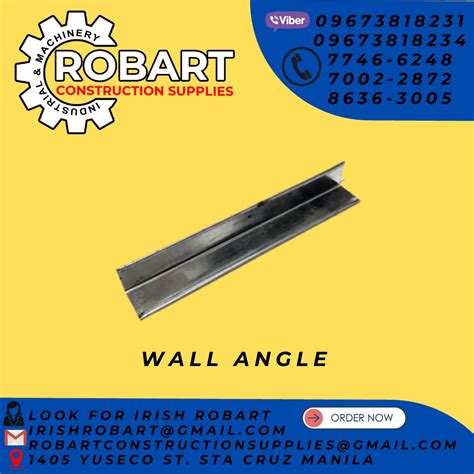 Wall Angle Commercial And Industrial Construction Tools And Equipment On Carousell