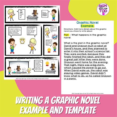 Graphic Novel Example Graphic Organizer And Template Made By Teachers