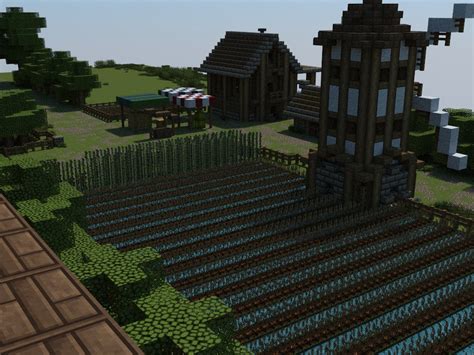 Fort Pawnhall Farming District Scene Minecraft Map
