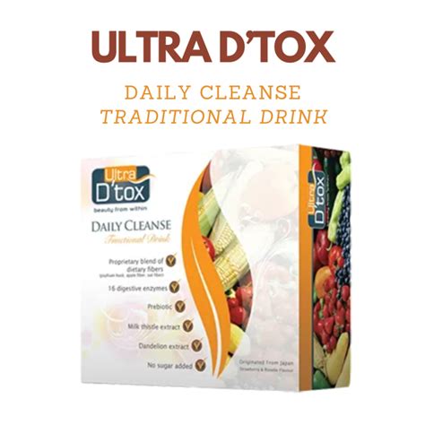 Ultra Dtox Ultra Detox Daily Cleanse 20g X 15s Lazada