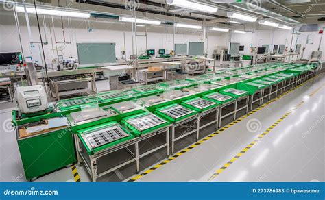 From Wafer To Chip Manufacturing Of The Microchip Factory Assembly