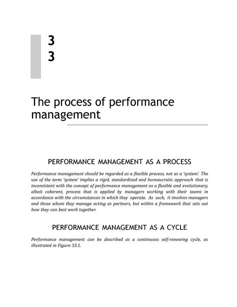 The Process Of Performance Management 3 3 The Process Of Performance Management Performance