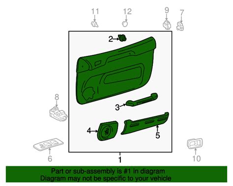 67620 42020 B0 Trim Panel Assembly 1996 Toyota Rav4 Longo Toyota Parts