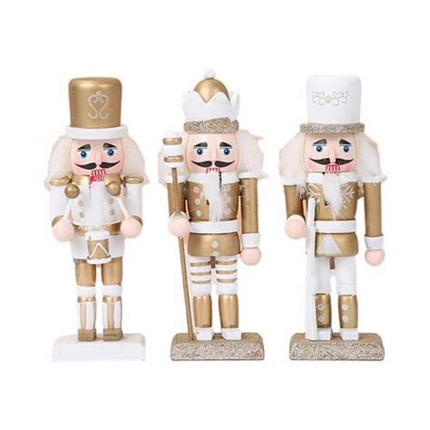 Maxbell 3x Nutcracker Figures Wooden Sparkle Unique For Countertops At ₹ 224500 Nut Cracker