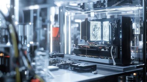 A Detailed Image Of A Workstation Dedicated To Assembling Electronic