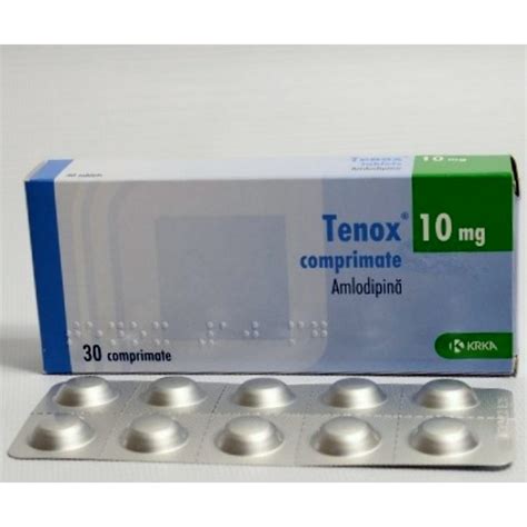 Tenox R 10 X 30 Compr 10mg Krka Dd Vezi Prospectul Pfarmaro