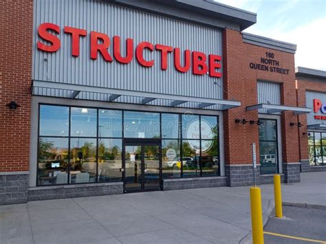 Structube Company Sign View Editorial Stock Image Image Of Element