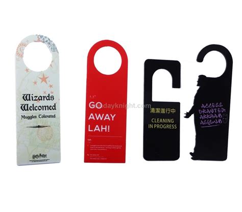 Personalized Hanging Door Signs Acrylic Door Hanging Sign
