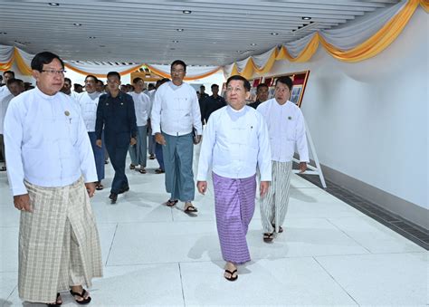 Yangon City Opens Second Underpass National Defence And Security Council Office