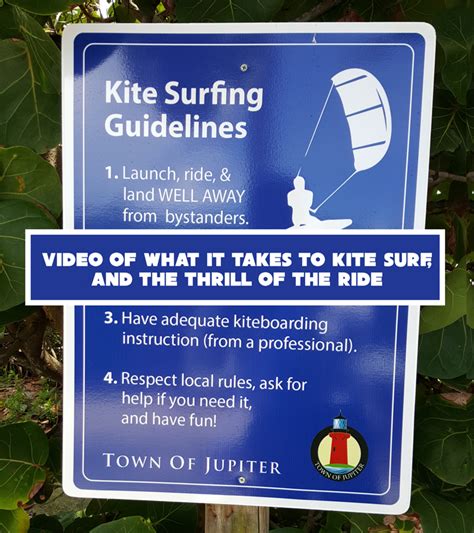Jupiter Florida Kite Surfing Video • Waterfront Properties Blog
