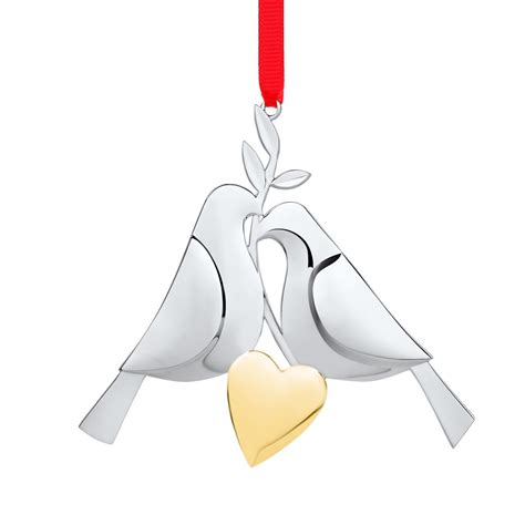 Twelve Days Of Christmas Two Turtle Doves Ornament Nambé