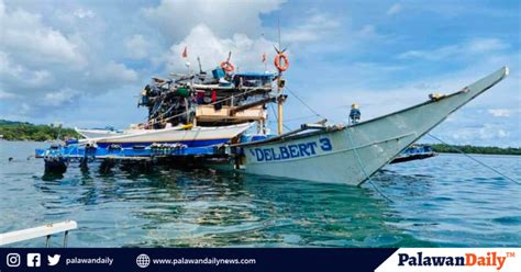 Dalawang Bangka Ilegal Na Nangingisda Huli Sa Cuyo