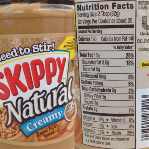 Peanut Butter Skippy Natural
