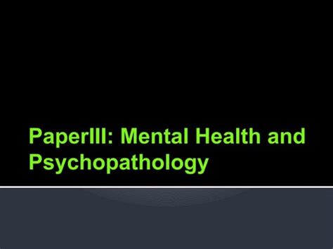 Mental Health And Wellbeing Orientation Lecture Pptx Brain And