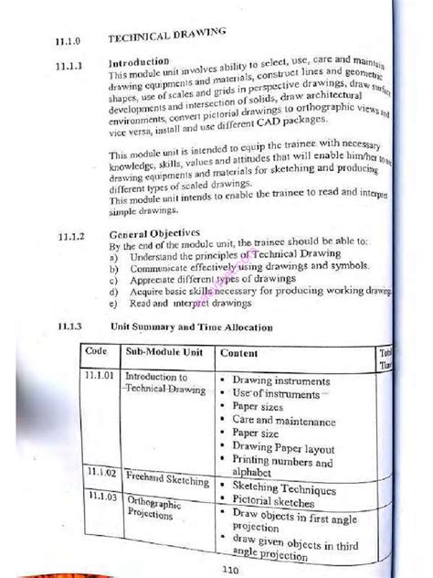 Technically Drawing Module 1 Pdf