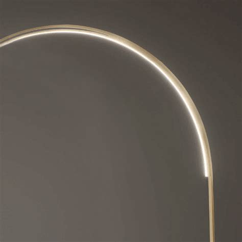 Moderne Vloerlamp Met Dimbaar Metalen Led Licht