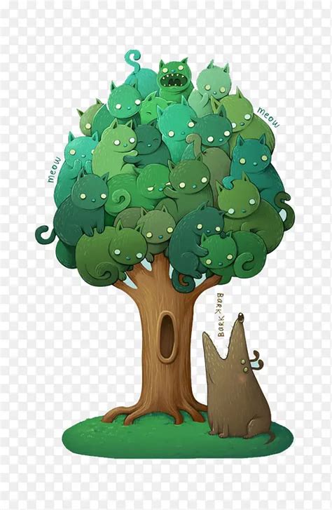 手绘动画树png图片素材下载图片编号10175548 Png素材网