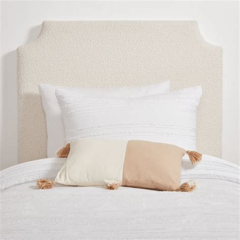 Jordyn Charging Boucle Headboard Dorm Essentials Dormify