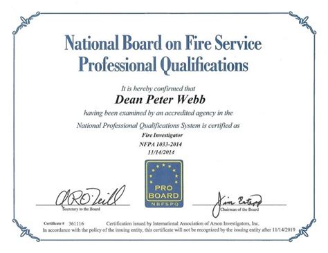 Pro Board Certification