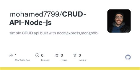 Github Mohamed7799crud Api Node Js Simple Crud Api Built With Node